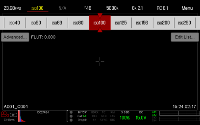 Display Effective ISO
