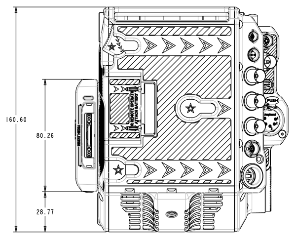 RED RANGER MONSTRO with Gold Mount