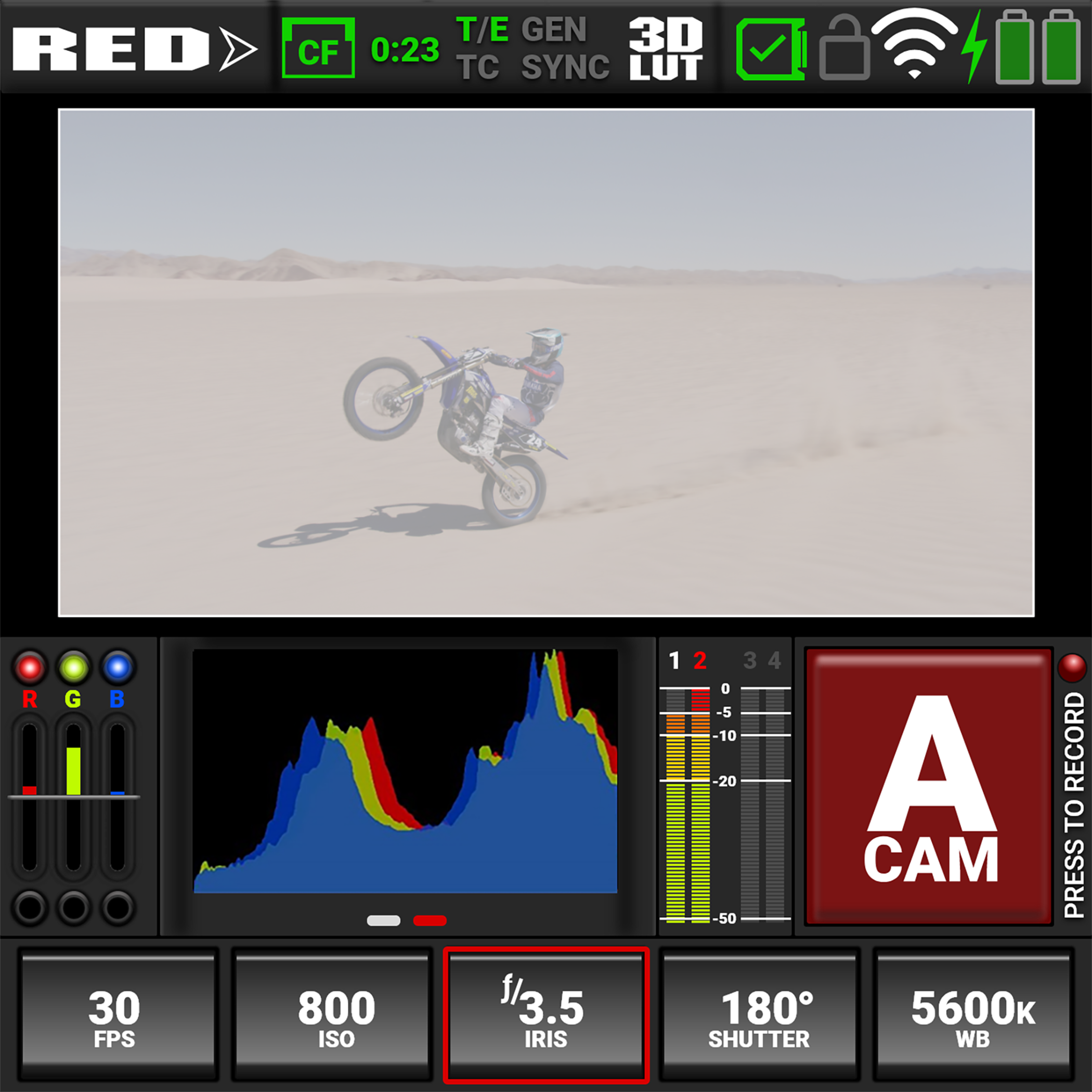 camera exposure simulator