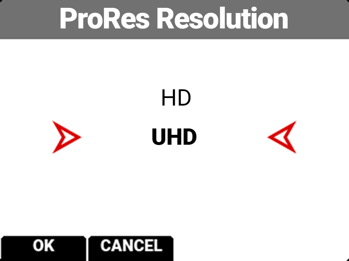 ProRes Resolution