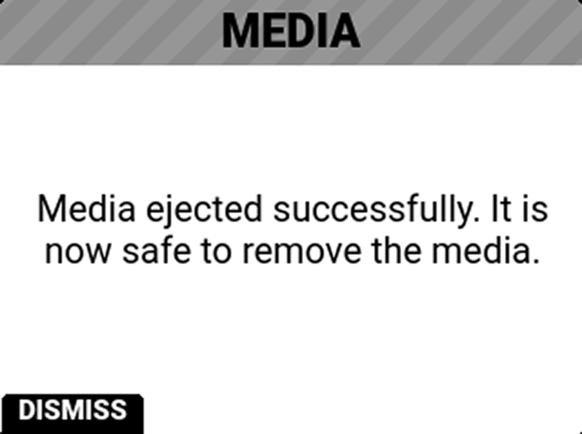 safely eject media