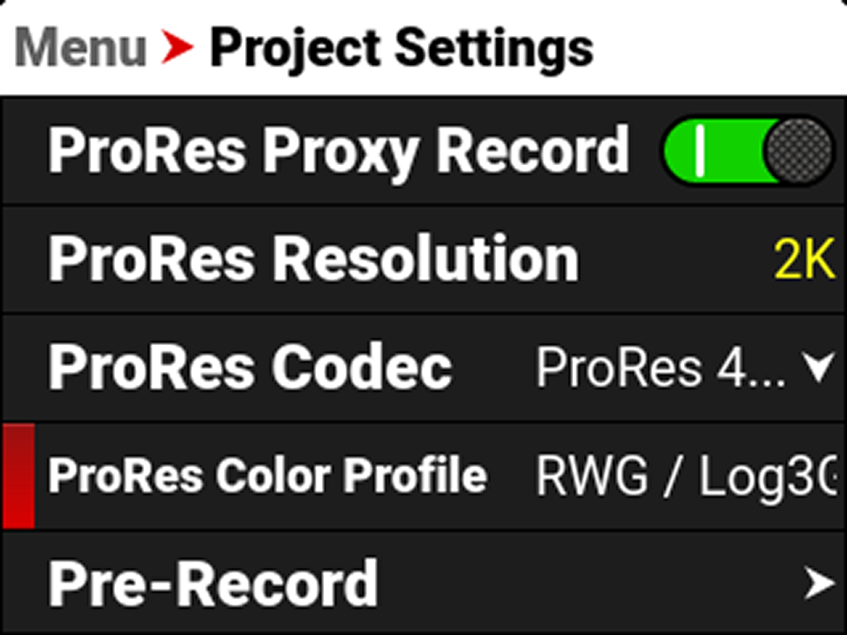 ProRes Color Profile