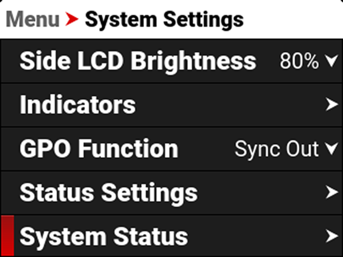 System Status