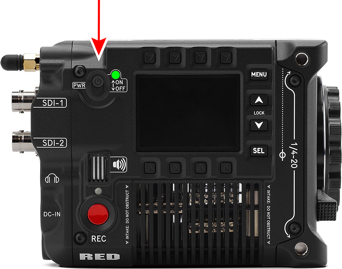 Turning On the Camera