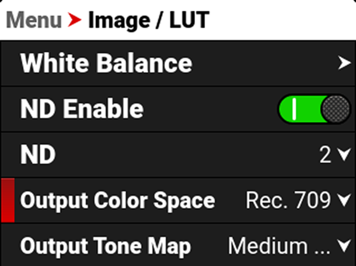 Output Color Space